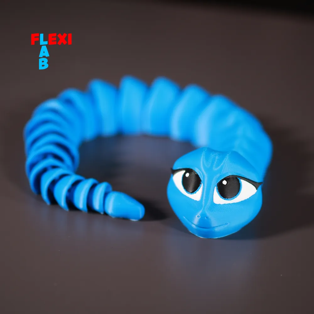 Flexi Snake Articulated Toy Snake by FlexiLAB MakerWorld: Download Free ...