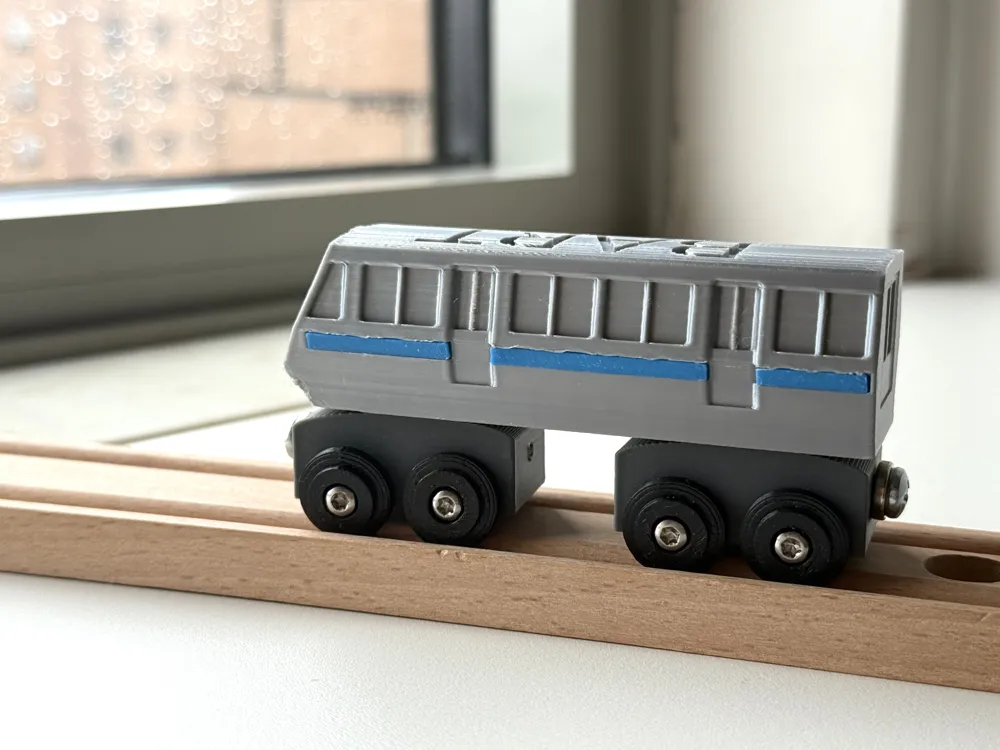 BART Bay Area Rapid Transit train-BRIO/IKEA/HAPE by CUBEUNi MakerWorld: Download Free 3D Models