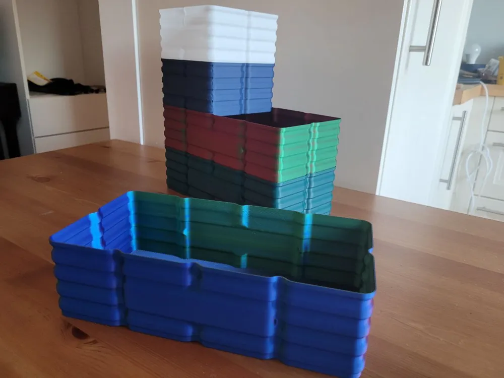 Just a Stackable Box (Vase Mode) - Long - Version 2 by finniminni - MakerWorld