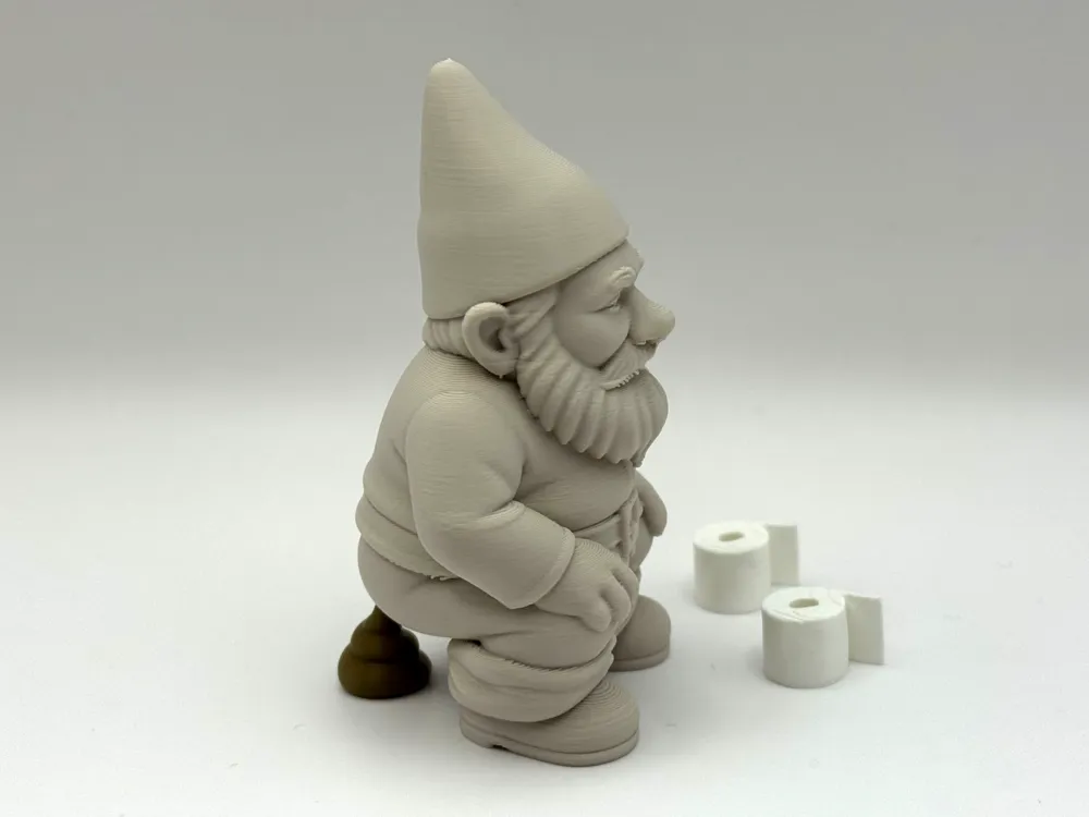 Pooping Garden Gnome by Stigern MakerWorld: Download Free 3D Models