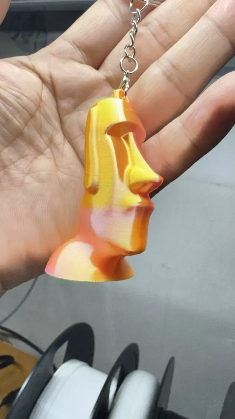 Moai Keychain Version by gdx-3d - MakerWorld