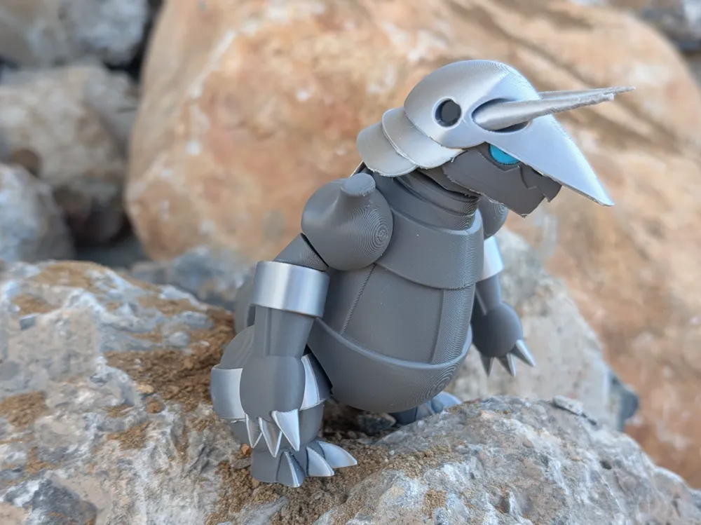 Articulated Aggron - Free 3D Print Model - MakerWorld