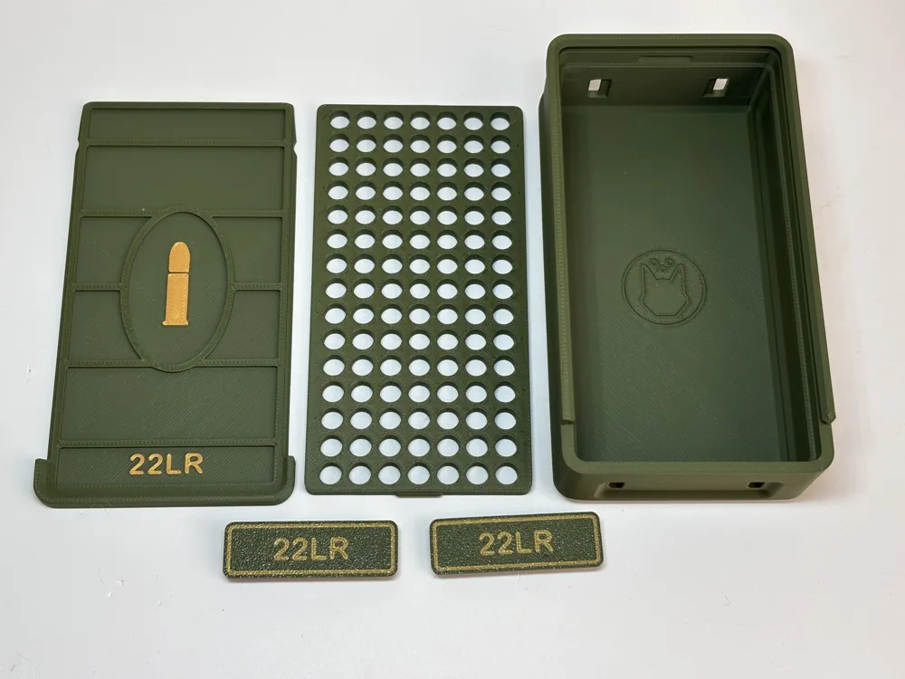 Ammo Storage Box 22LR 105 Round - Stacks with 9mm by Coconut MakerWorld ...