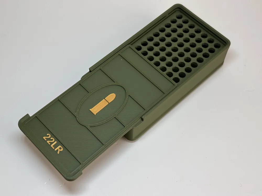 Ammo Storage Box 22LR 105 Round - Stacks with 9mm by Coconut MakerWorld ...