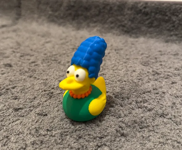 Marge Simpson X Rubber Duck by Runitonce MakerWorld: Download Free 3D ...