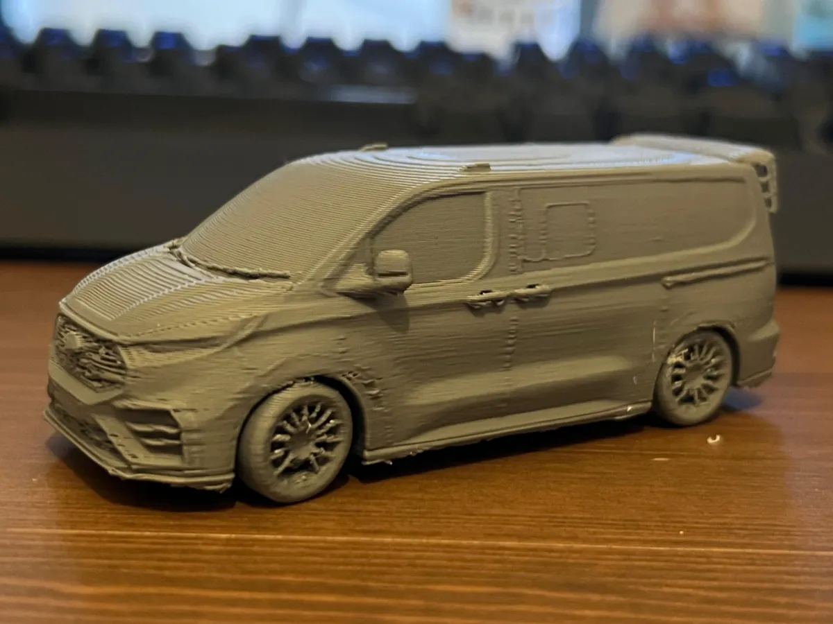ford Transit custom 2024 MS design - Free 3D Print Model - MakerWorld