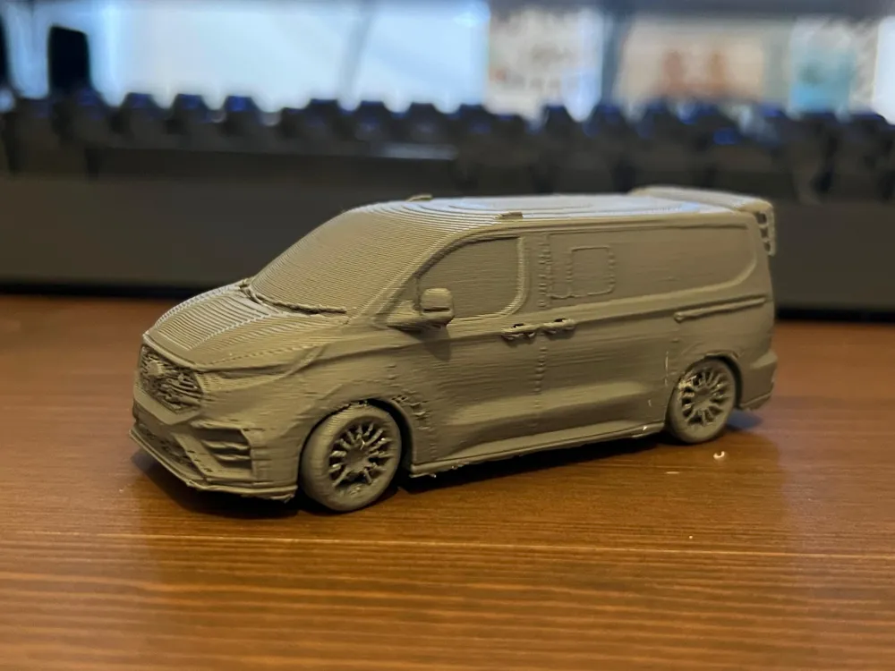 ford Transit custom 2024 MS design - Free 3D Print Model - MakerWorld