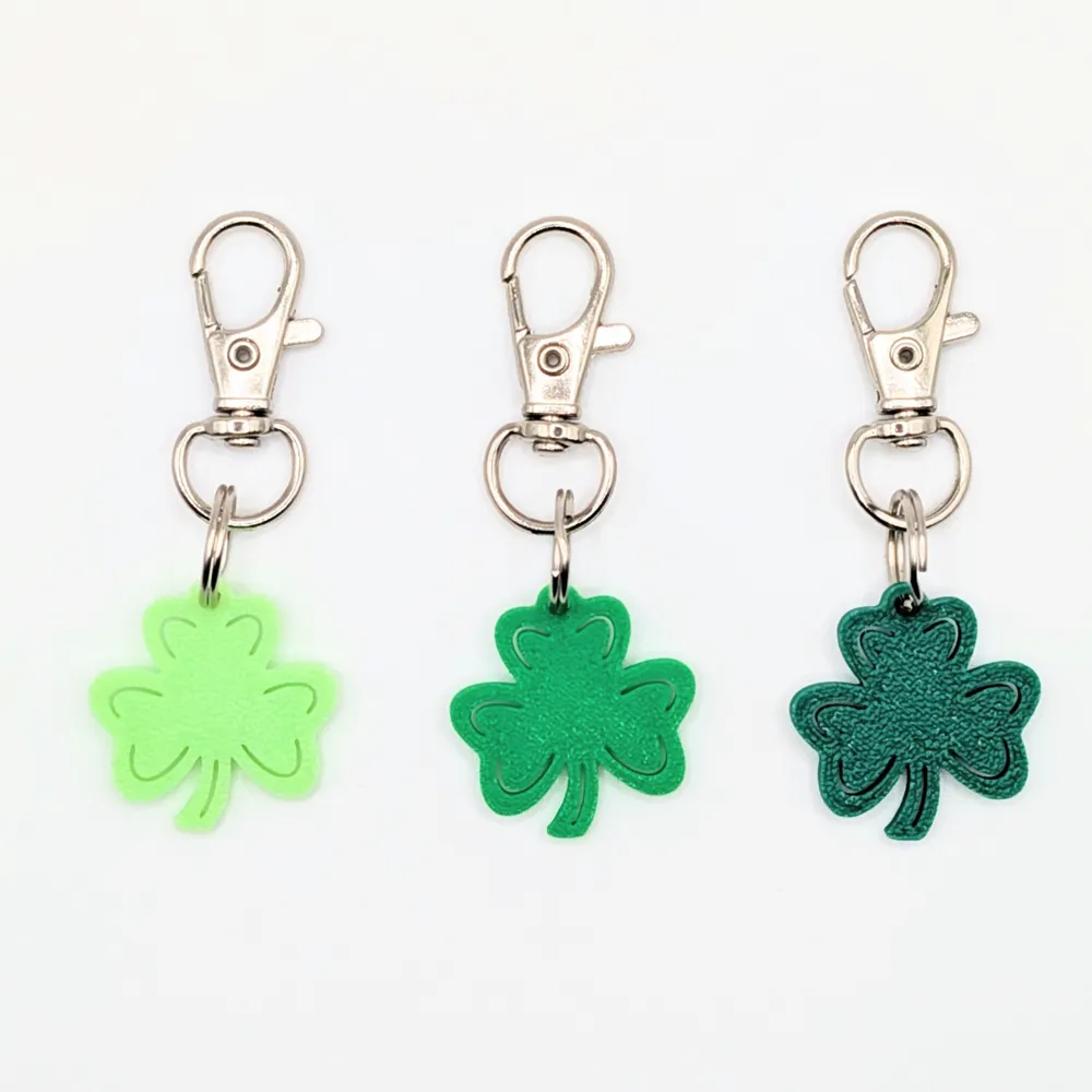 Cute Shamrock Keychain by Amanda Roos - MakerWorld