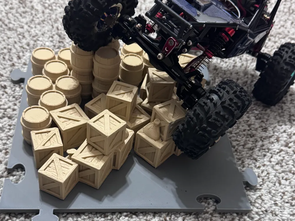 RC Crawler Course - Bootleggers Crawl - Free 3D Print Model - MakerWorld