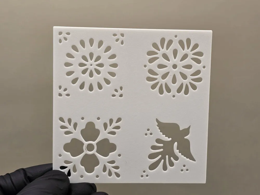 Talavera Pattern Stencil Craft Template - Free 3D Print Model - MakerWorld