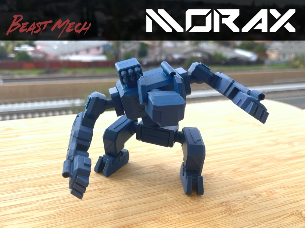 MORAX - Beast Mecha by Kit Crafters MakerWorld: Download Free 3D Models