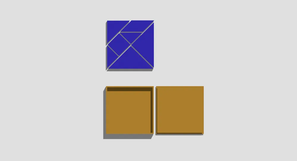Tangram Puzzle – Classic Chinese Brain Teaser by CasuBonum - MakerWorld