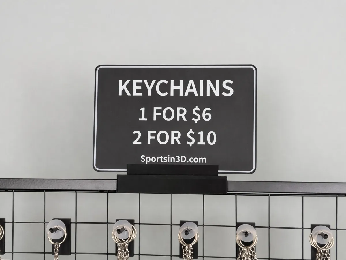 Keychain Sign for Gridwall (Vendor Fair) - Free 3D Print Model - MakerWorld