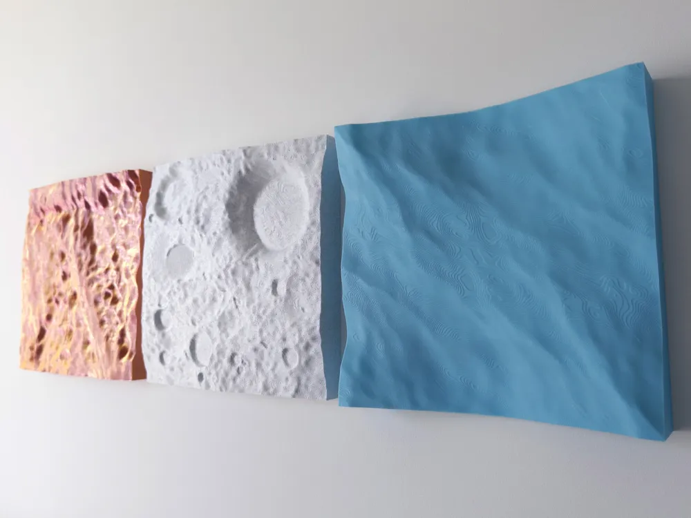 Ocean waves / Planet surface collection part 1 - Free 3D Print Model ...