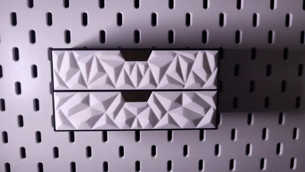 Big Pegboard Drawer Geometric Art - Free 3D Print Model - MakerWorld
