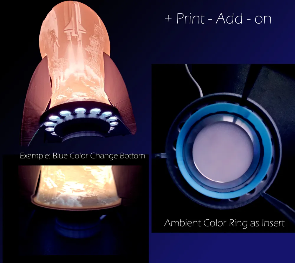 Rocket Lamp - Lithophane by H2Jack Concepts - MakerWorld