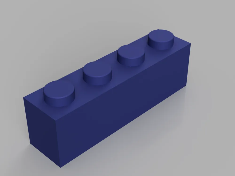 Lego Brick 1x4 V3 by Gimmy3D - MakerWorld