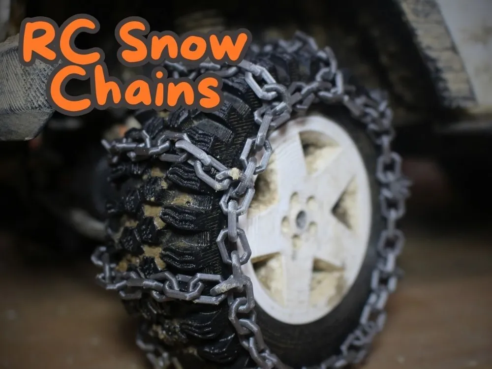RC Snow & Mud Chains - Free 3D Print Model - MakerWorld