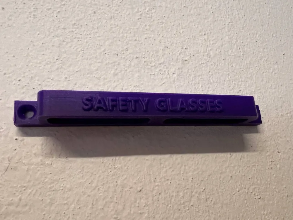Safety glasses wall mount by 3dii MakerWorld: Download Free 3D Models