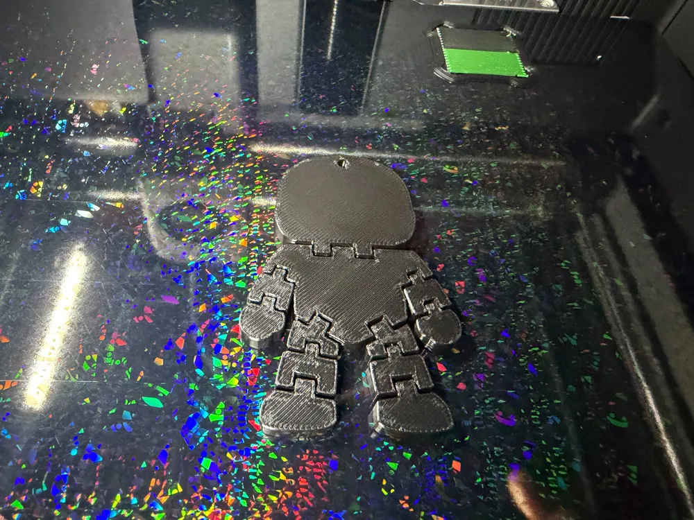 Green Ninja Flexi Figure, Print-in-Place (3-Color) - Free 3D Print ...