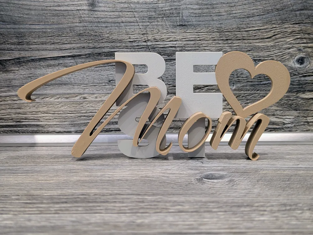 Best Mom Sign by lov3dMakerWorld: Download Free 3D Models