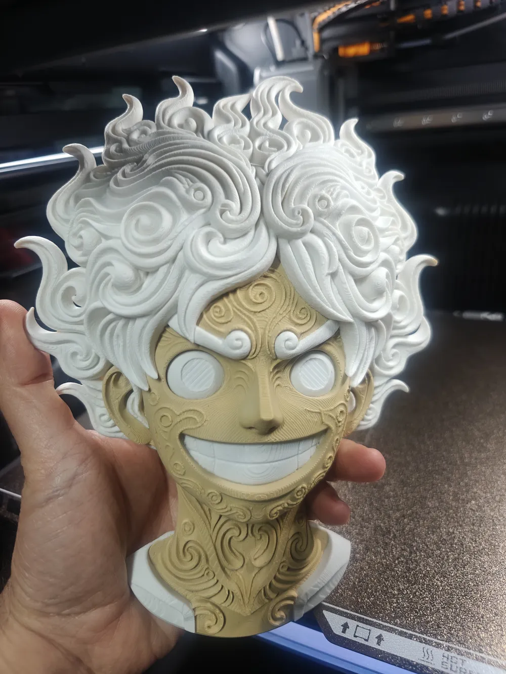 Luffy Gear 5 (Nika) - Art mural - One Piece - Modèle d'Impression 3D ...