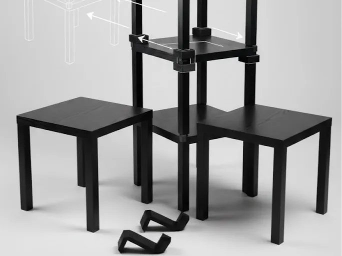 Walmart Table Stack Bracket - Free 3D Print Model - MakerWorld