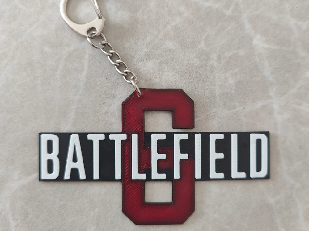 Battlefield 6 Logo Keychain by LeW MakerWorld: Download Free 3D Models