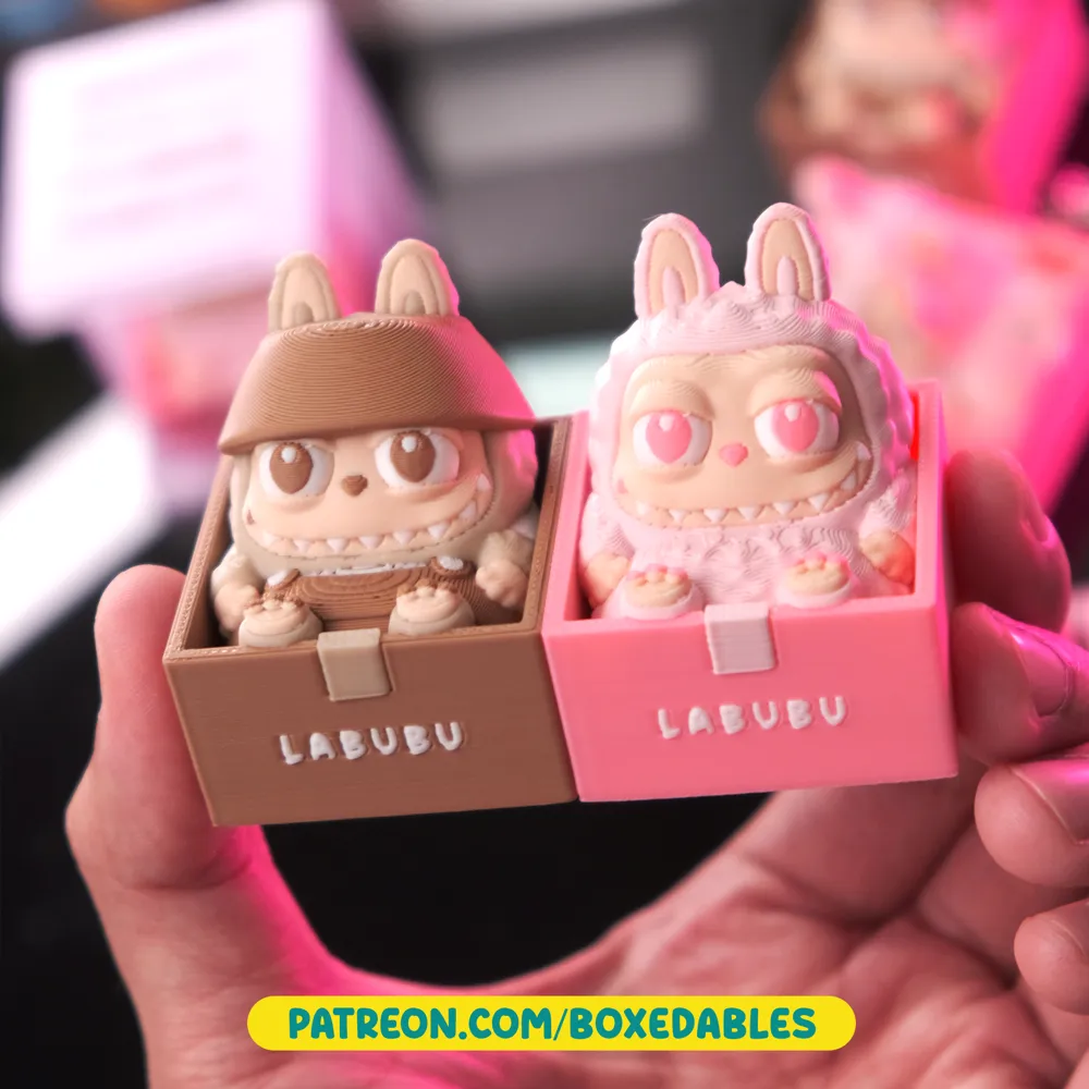Labubus - Boxedables - Free 3D Print Model - MakerWorld