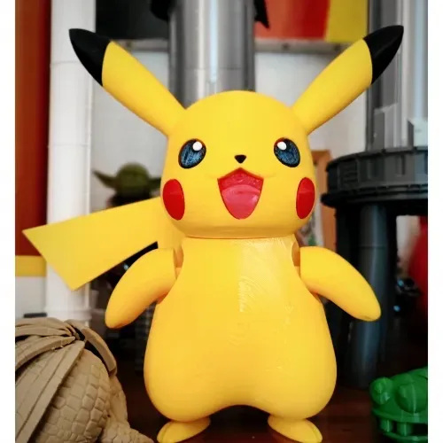 Pokemon_Pikachu_Articulated Pikachu Remixed by 又过一天 - MakerWorld