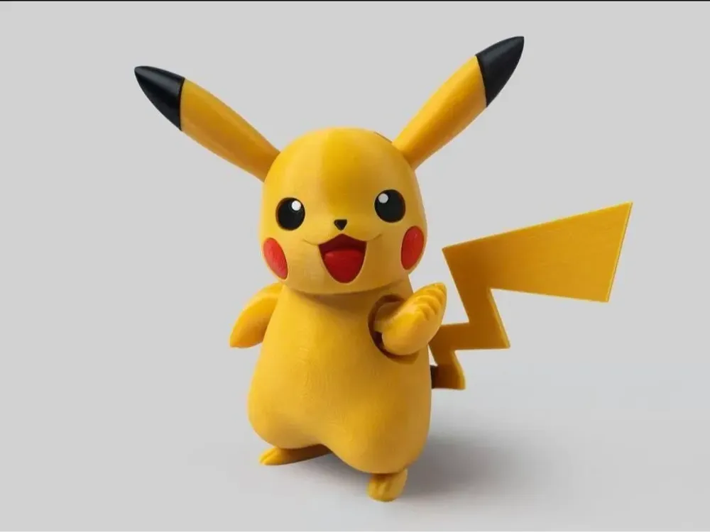 Pokemon_Pikachu_Articulated Pikachu Remixed by 又过一天 - MakerWorld