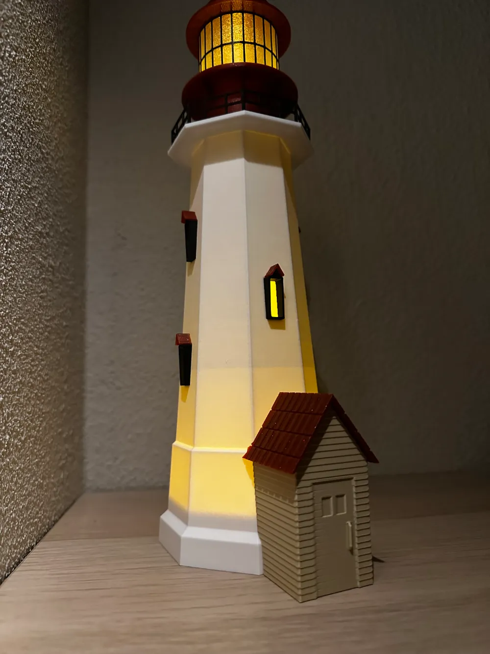 Light house with tea lights LED (no AMS required) by DenoD MakerWorld ...