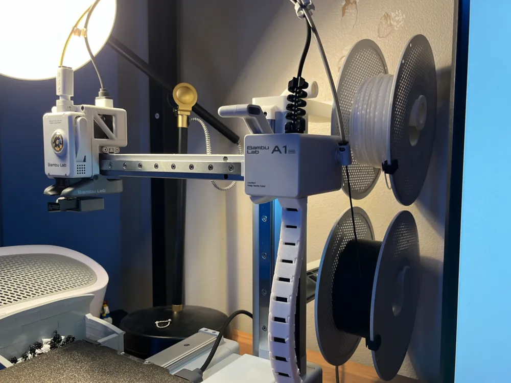 Bambu labs A1 mini secondary spool holder by Plasic PritablesMakerWorld ...