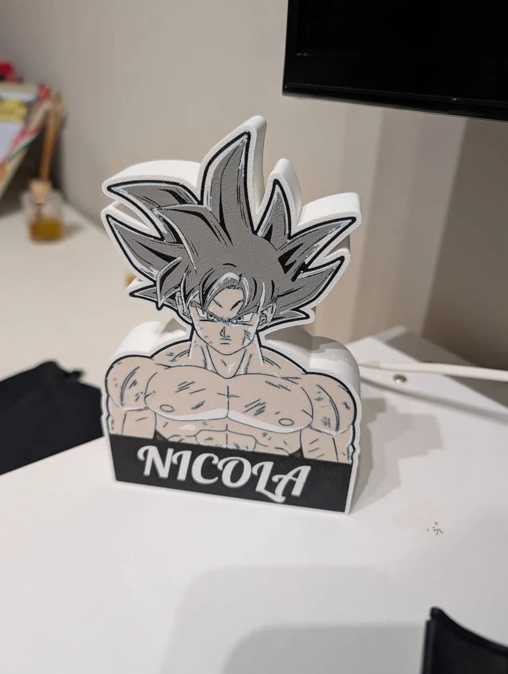 GOKU ULTRA INSTINCT DRAGON BALL LAMP - Free 3D Print Model - MakerWorld
