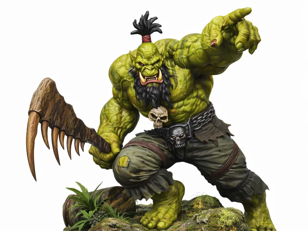 Warlord Kilrogg Deadeye of World of Warcraft - Free 3D Print Model ...