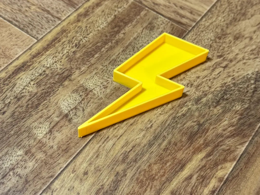 Lightning Bolt Small Animal Feeder - Free 3D Print Model - MakerWorld