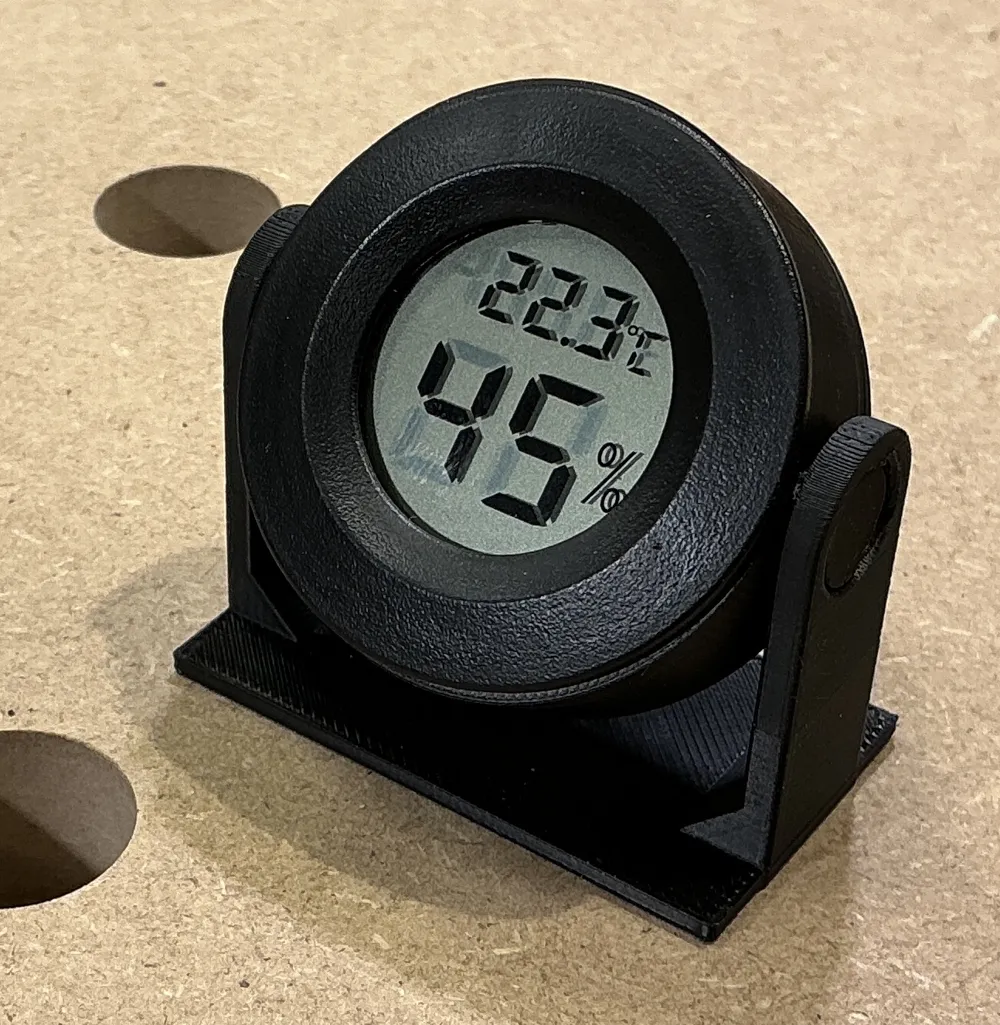 Super Variable Angle Hygrometer Stand - Free 3D Print Model - MakerWorld