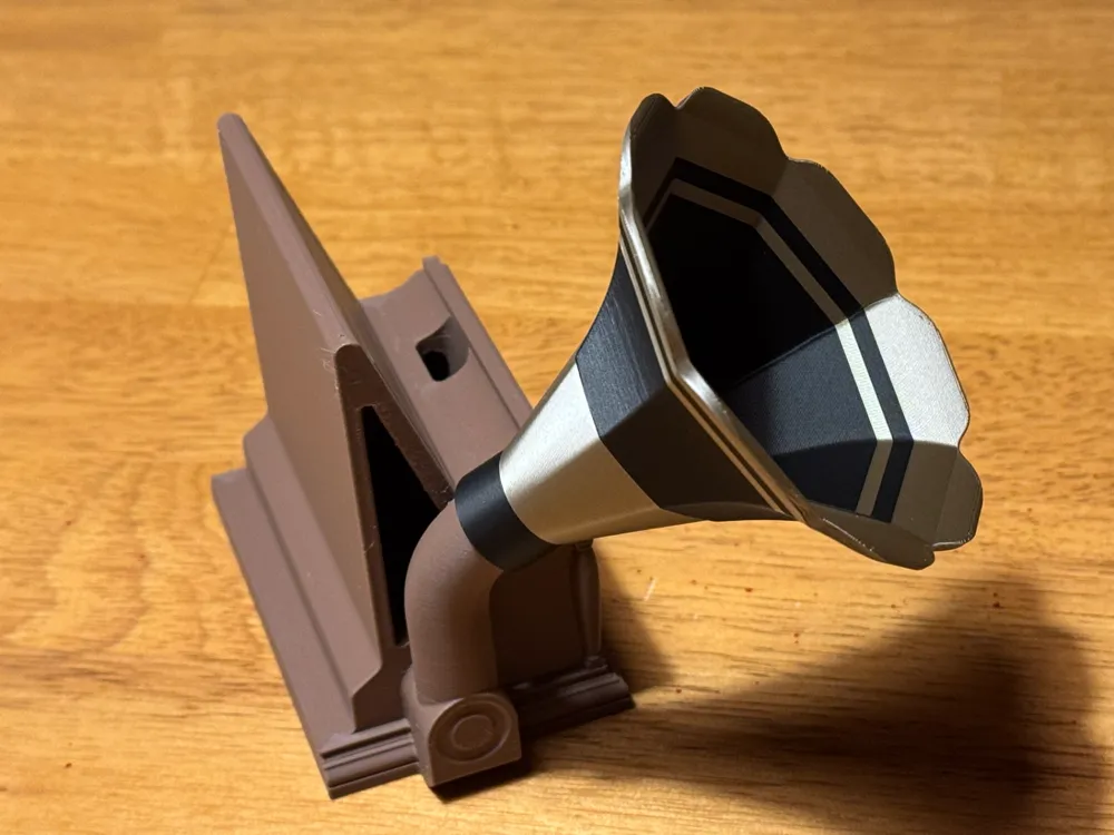 phonograph phone stand / amplifier by Anko - MakerWorld