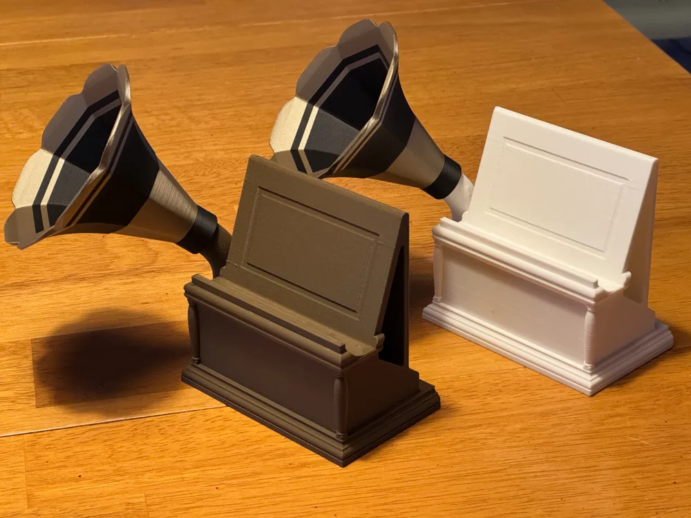 phonograph phone stand / amplifier by Anko MakerWorld: Download Free 3D ...