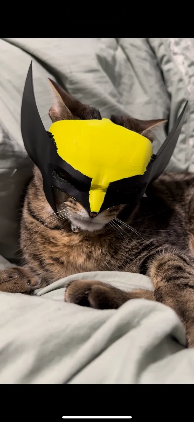 Wolverine Cat Mask by Kid Buu - MakerWorld
