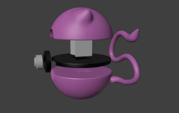 #0151 Mew Inspired Pokeball by Towboat Shaggy MakerWorld: Download Free ...