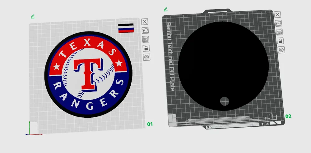 Texas Rangers Light Box by DylansLightBoxes - MakerWorld