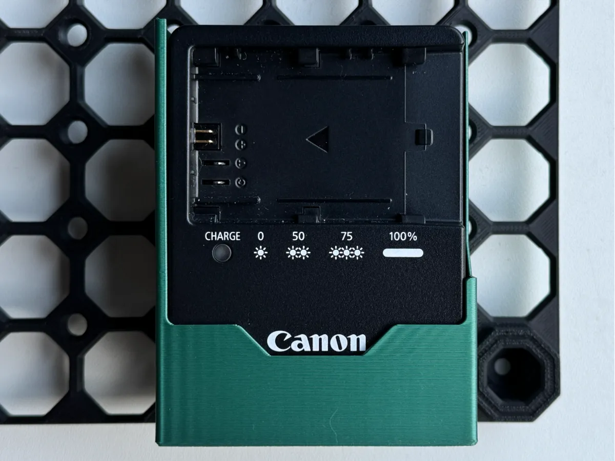 Canon Battery Charger Holder for Multiboard - Free 3D Print Model ...