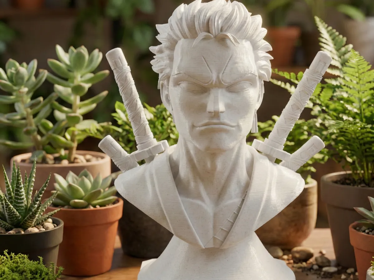 Zoro One Piece Bust 3D Print Model 190 - Free 3D Print Model - MakerWorld