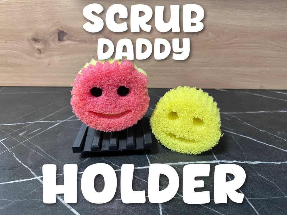 Scrub Daddy Holder by Solxie MakerWorld: Download Free 3D Models
