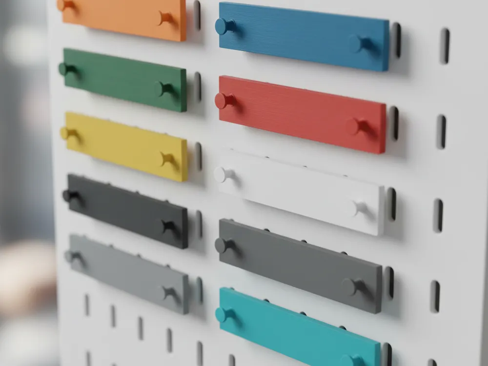 Universal IKEA SKADIS & Wall Mount Generator - Free 3D Print Model ...