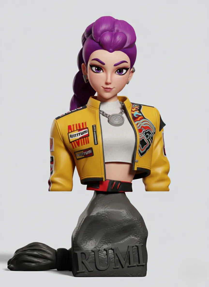 Rumi K-pop demon hunter by Yin3d MakerWorld: Download Free 3D Models