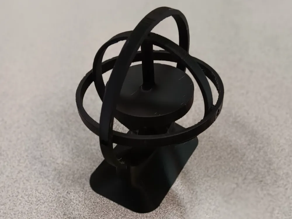 The Mechanical Gyroscope_Three Ring Version by The Vânguârd MakerWorld ...