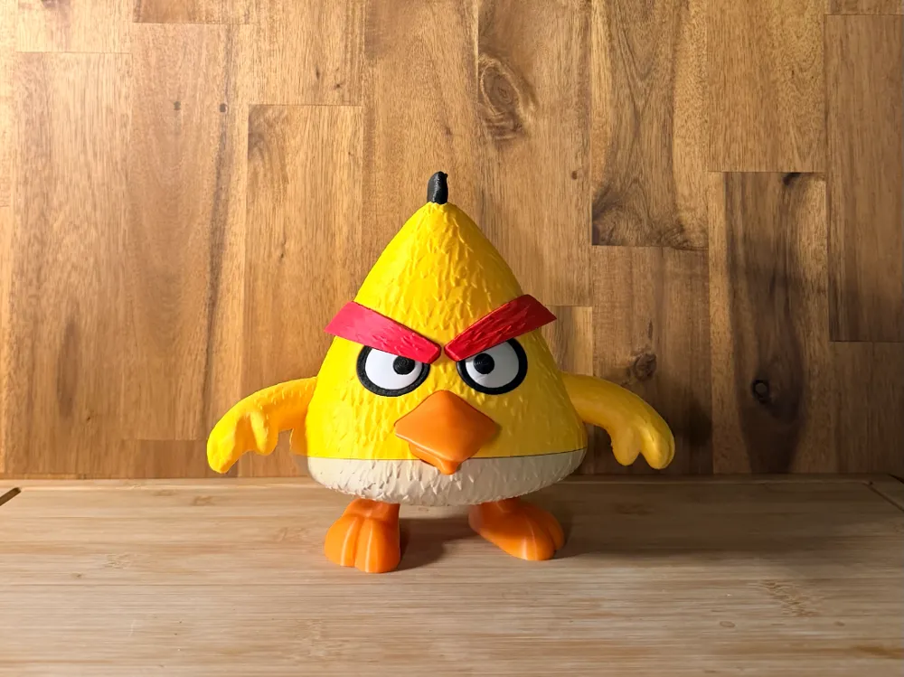 Chuck Angry Bird / NO AMS - Free 3D Print Model - MakerWorld