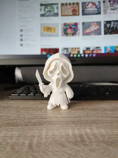 Ghostface Chibi by 3DPrintsForYou MakerWorld: Download Free 3D Models